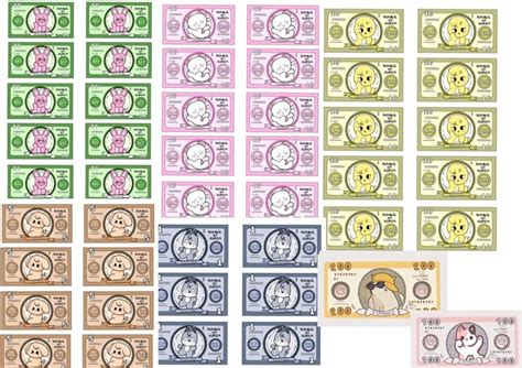 Пин от пользователя Bebela на доске Imprimir Поделки с Hello Kitty Игрушечные деньги Шаблоны