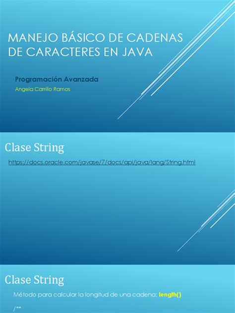 cadenascaracteres string java pdf cadena informática datos de