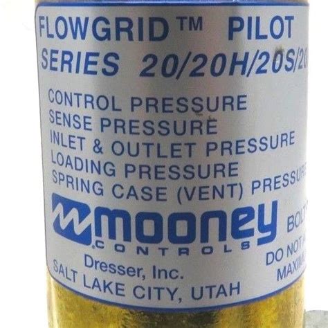 New Mooney Controls Inc 20 20h 20s 20hs Flowgrid Pilot 2020h20s20hs