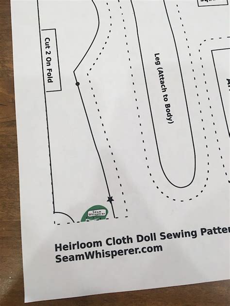 How To Make A Cloth Doll Body Free Pdf Pattern