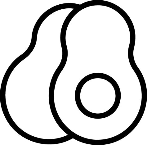 Avocado Line Icon 29133662 Vector Art At Vecteezy