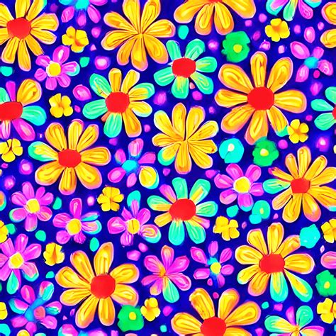 Mexican Fiesta Flowers Wallpaper