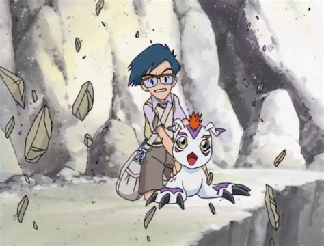 Download Friendly Digimon Gomamon In A Vibrant World Wallpaper