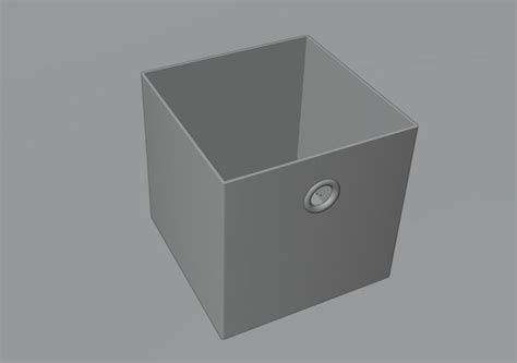 Cubic Bookshelf With Fabric Storageboxes Free 3d Model Cgtrader