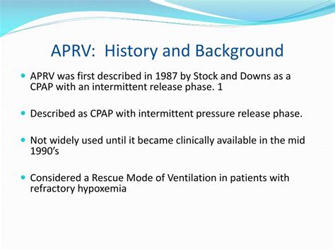 Ppt Airway Pressure Release Ventilation Aprv Powerpoint Presentation Id 3154501