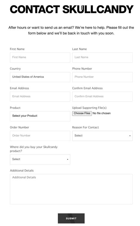 15 Free Contact Us Forms By Business Type Free Template