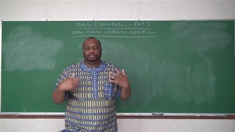 Modular Exponentiation Part 2 Method Of Fast Modular Multiplication Youtube