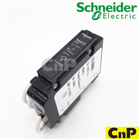 Schneider เสิร์จ กันฟ้าผ่า Surge Protective Device Spd 1p 20ka ชไนเดอร์ รุ่น Qospd20 Shopee