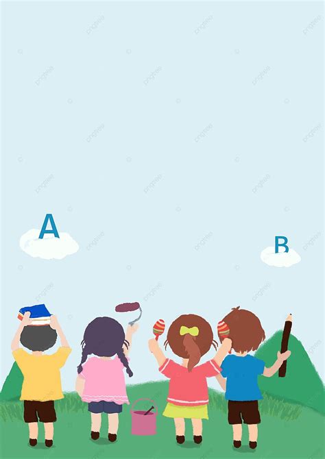 교육 그림 배경 학습 어린이 배경 화면 및 일러스트 무료 다운로드 Pngtree