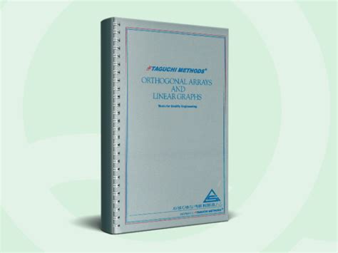 Orthogonal Arrays And Linear Graphs Quality Knowhow Karjalainen Oy