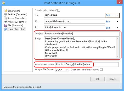 Email Reports With Customized Body And Additional Attachments