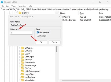 How To Enable Taskbar End Task On Windows