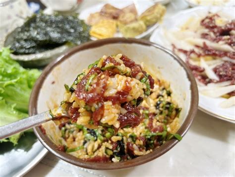 소고기 육회만드는 방법육회 부위 소금 양념 소고기 육회 비빔밥 만들기 네이버 블로그 소고기 육회만드는 방법육회 부위 소금 양념 소고기 육회 비빔밥 만들기 네이버 블로그