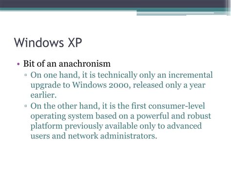 PPT Windows XP PowerPoint Presentation Free Download ID