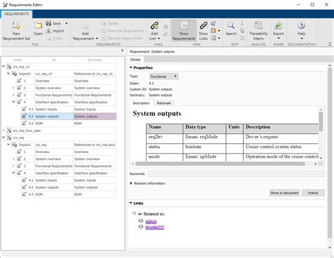 Use Command Line Api To Update Or Repair Requirements Links Matlab