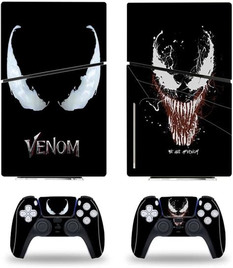 Vanknight Console Decal Skin Hero Alien Monster Vinyl Sticker Compatible With Ps5