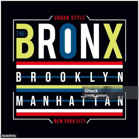 브롱크스 뉴욕 시티 멋진 멋진 타이포그래피 티 디자인 벡터 일러스트레이션 요소 빈티지 예술 의류 제품 벡터 T 셔츠에 대한 스톡 벡터 아트 및 기타 이미지 Istock
