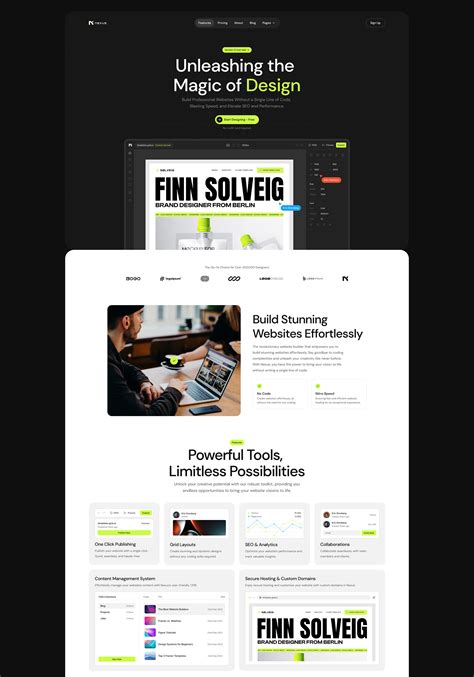 Nexus Saas Framer Template Behance