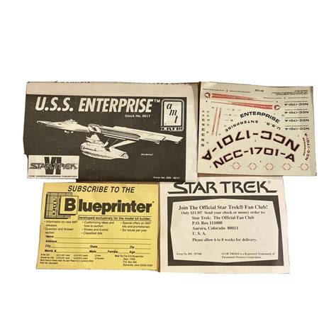 Amt Star Trek Uss Enterprise D Model Kit Vi The Undiscovered Country Etsy