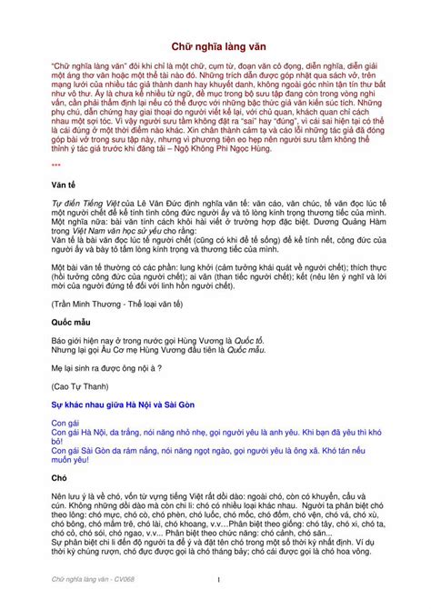 PDF Ch ữ ngh ĩa làng v ăn Freechimvie3 free fr baivo phingochung PDF phihungn000