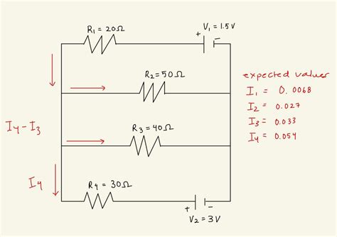 solved please find i1 i2 i3 and i4 using junction rule and