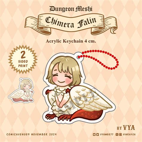 Dungeon Meshi Chimera Falin Keychain Homu