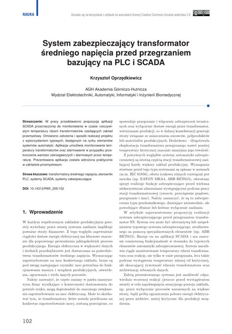 pdf scada for temperature monitoring in medium voltage transformer
