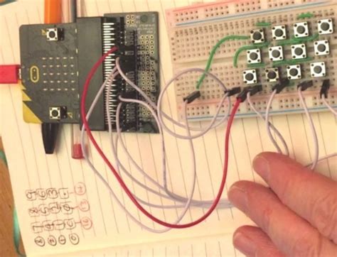 Learn How A Keypad Matrix Works With A Microbit Microbitedu