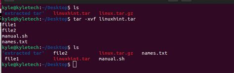 How To Unpack Tar Files In Linux Linuxways