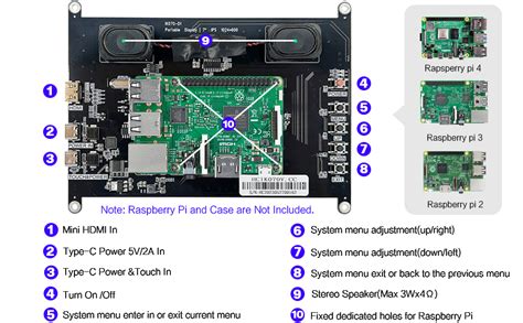 Amazon Com HMTECH 7 Inch Raspberry Pi Screen Touchscreen Monitor 1024x600 HDMI Monitor 16 9 IPS