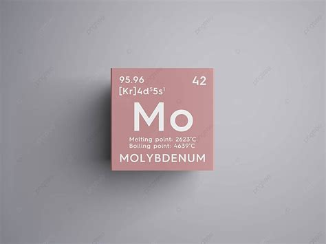 Transition Metal Molybdenum A Chemical Element In Mendeleevs Periodic