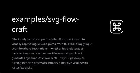 Examplessvg Flow Craft · Effortlessly Transform Your Detailed