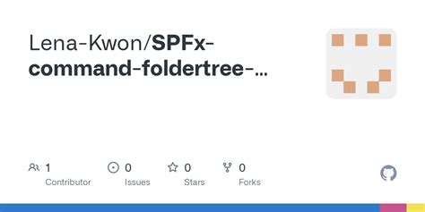 Github Lena Kwonspfx Command Foldertree Explorer