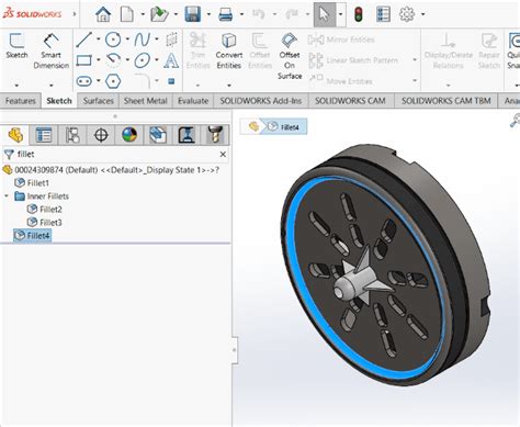 Filtering The SOLIDWORKS FeatureManager TriMech Store