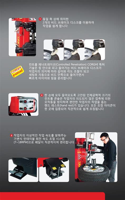 Art500 코르기corghi고르기탈착기