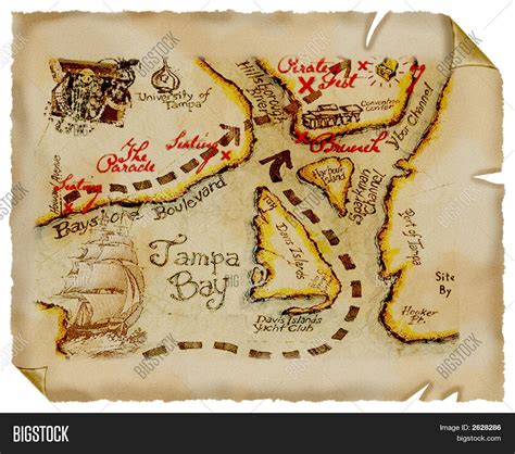Old Maptreasure Image And Photo Free Trial Bigstock