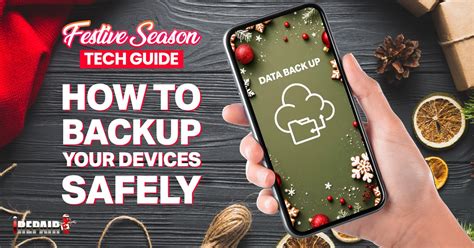 Festive Season Tech Guide How To Backup Your Devices Safely Irepair