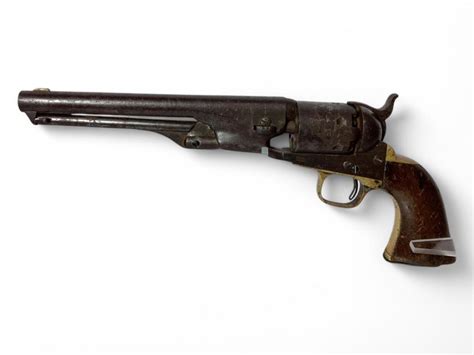 At Auction Colt Model 1861 Navy 36 Caliber Revolver Sn 26141