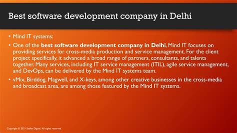 Ppt Best Software Development Company In Delhi Powerpoint