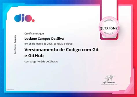Versionamento De Código Com Git E Github Luciano Campos