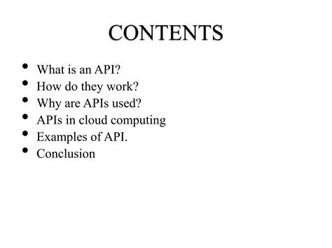 Api Presentation Ppt