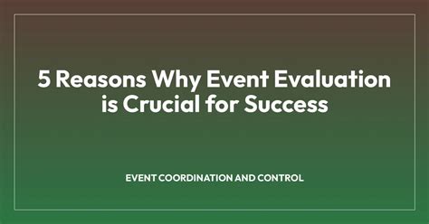 5 Reasons Why Event Evaluation Is Crucial For Success • Event Management Evm Institute