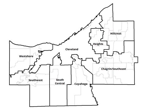 Map Of Cuyahoga County Ohio Maps Of Ohio