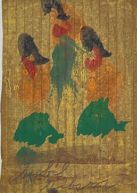 1970s Three Muses Watercolor Painting Sybil Gibson From The