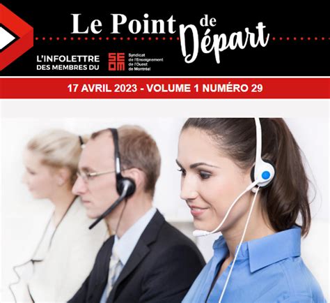 Le Point De Départ Vol 1 No 29 Seom
