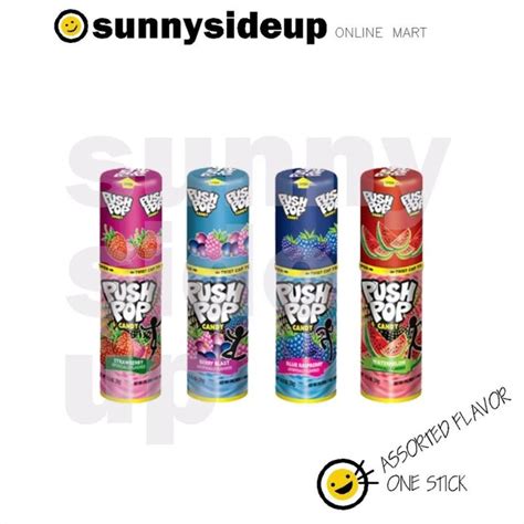 [sunny] Push Pop Candy Assorted Flavour Gula Gula 14g Lipstick Candy