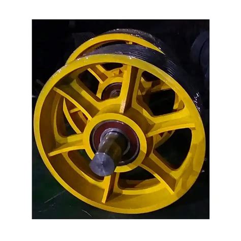 Elevator Deflector Sheave Cast Iron For Traction Machines