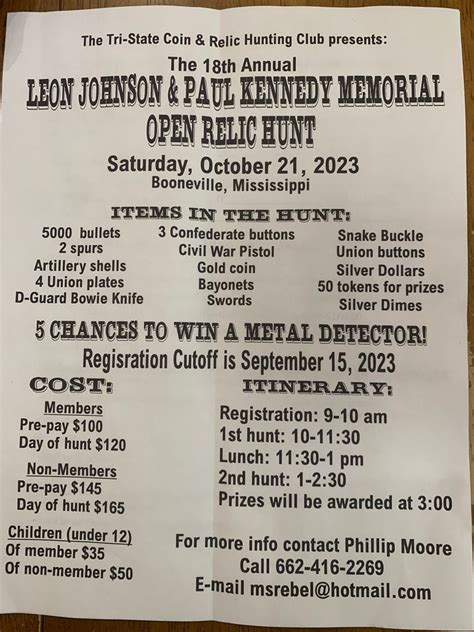 Metal Detecting Events See Events In The Usa And Worldwide Calendar