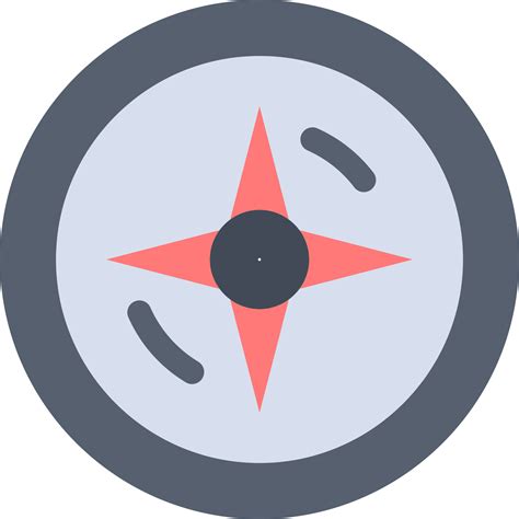 Navigation Compass Location Flat Color Icon Vector Icon Banner Template 19092314 Vector Art At