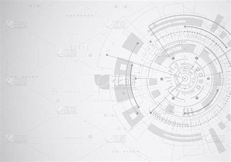 摘要技术的科学背景。未来的界面与几何形状。矢量图 摘要技术的科学背景。未来的界面与几何形状。矢量图